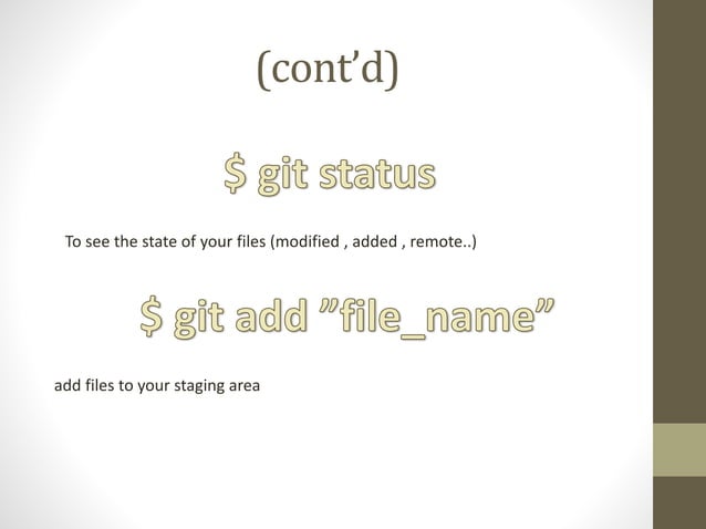 GIT presentation | PPTX