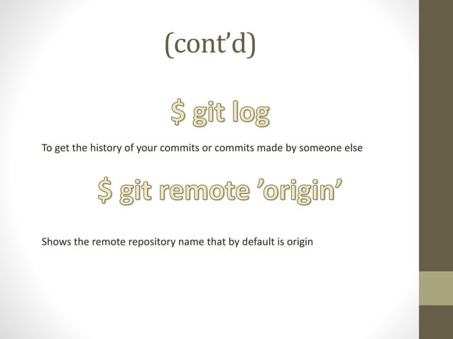 GIT presentation | PPTX