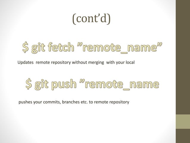 GIT presentation | PPTX