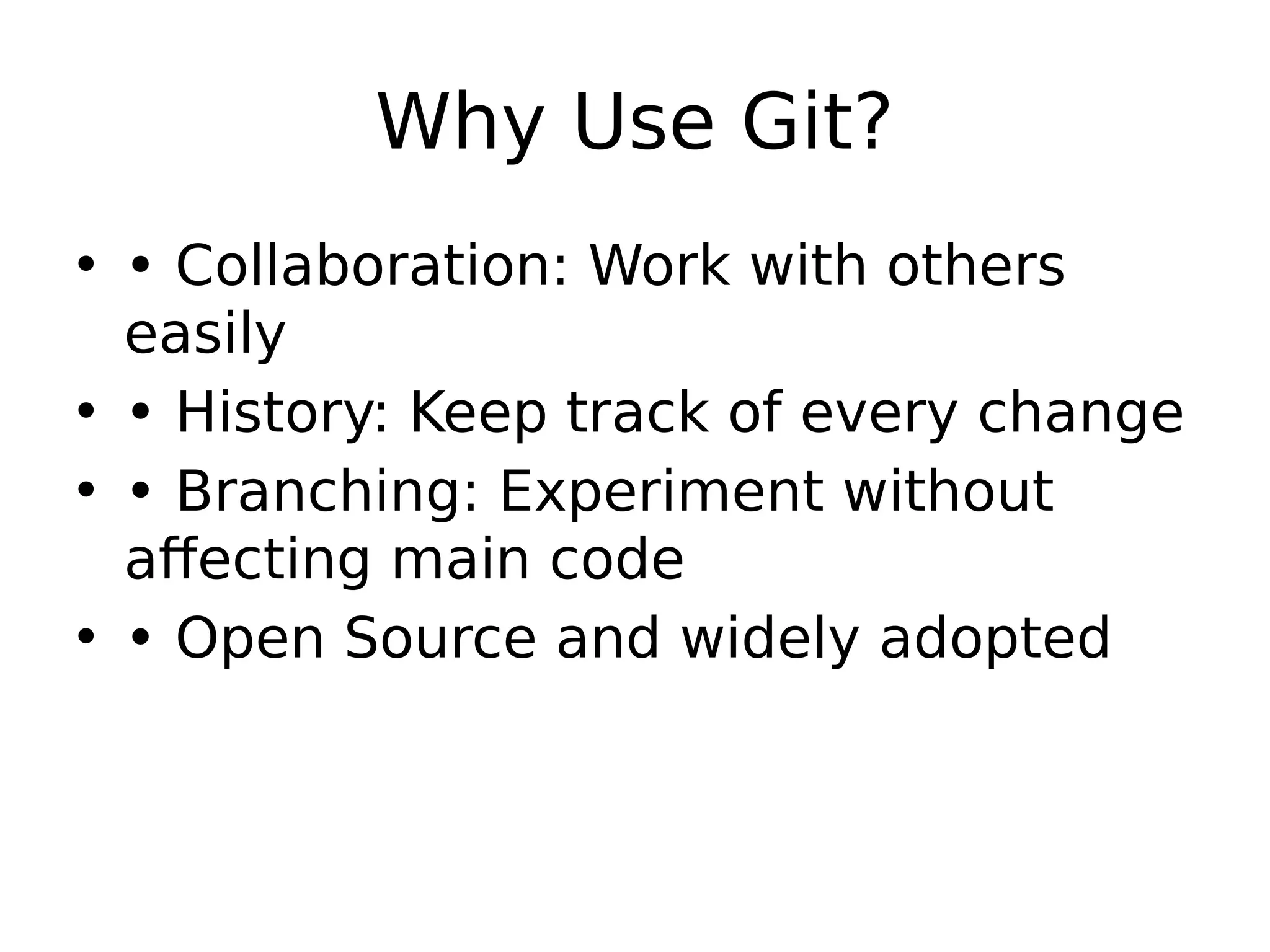 Git Presentation with diagram that show the main functionalities | PDF