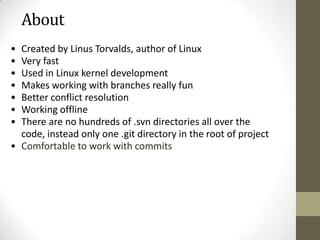 Git presentation, Viktor Pyskunov | PPT
