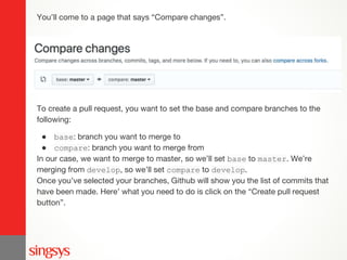 Technical Seminar Series: GIT Pull Requests Best Practices | PPTX