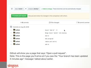 Technical Seminar Series: GIT Pull Requests Best Practices | PPTX