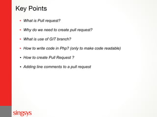 Technical Seminar Series: GIT Pull Requests Best Practices | PPTX