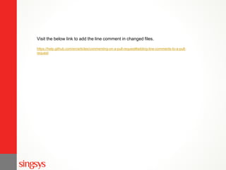 Technical Seminar Series: GIT Pull Requests Best Practices | PPTX