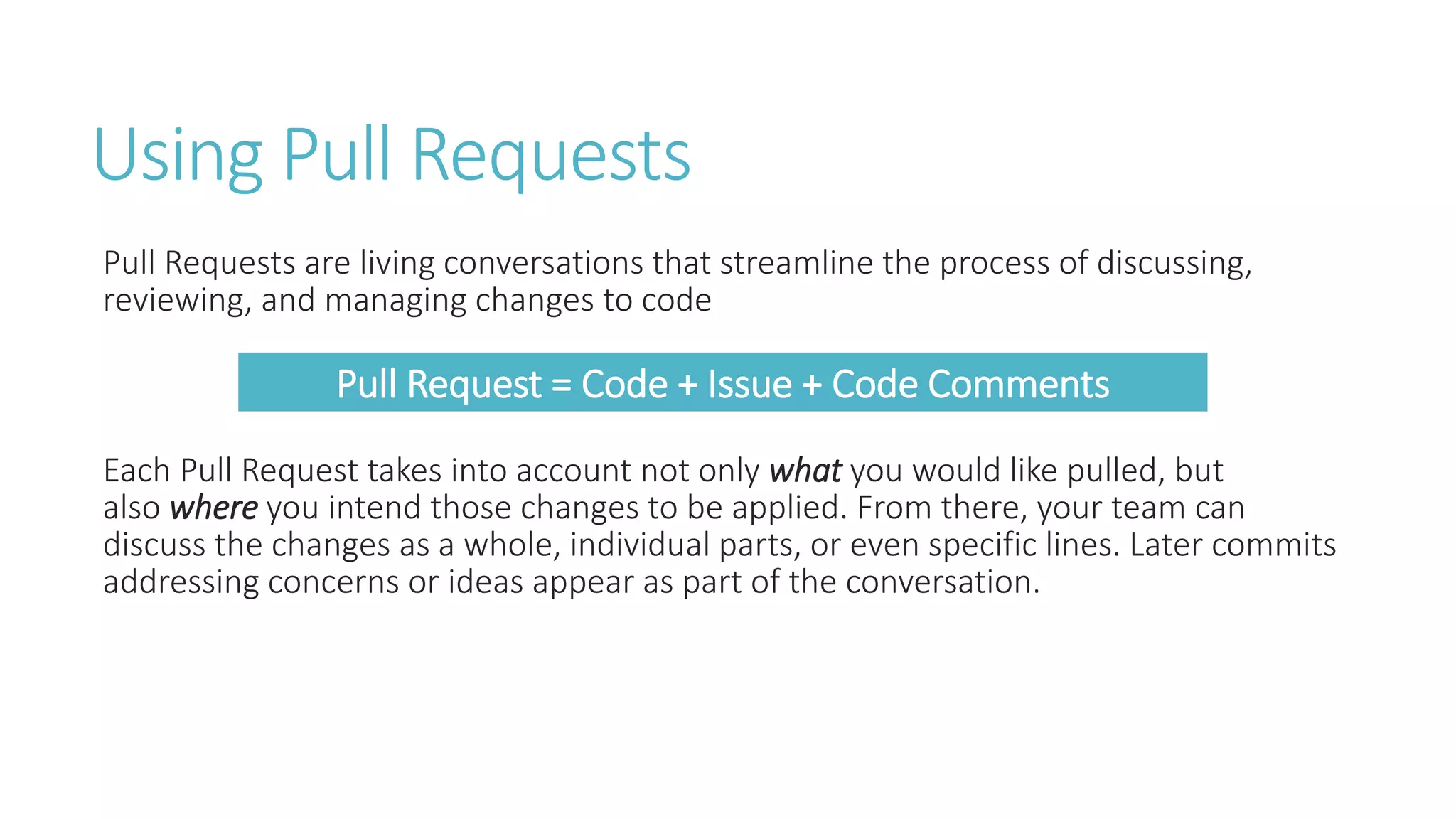 Git Pull Requests | PPTX