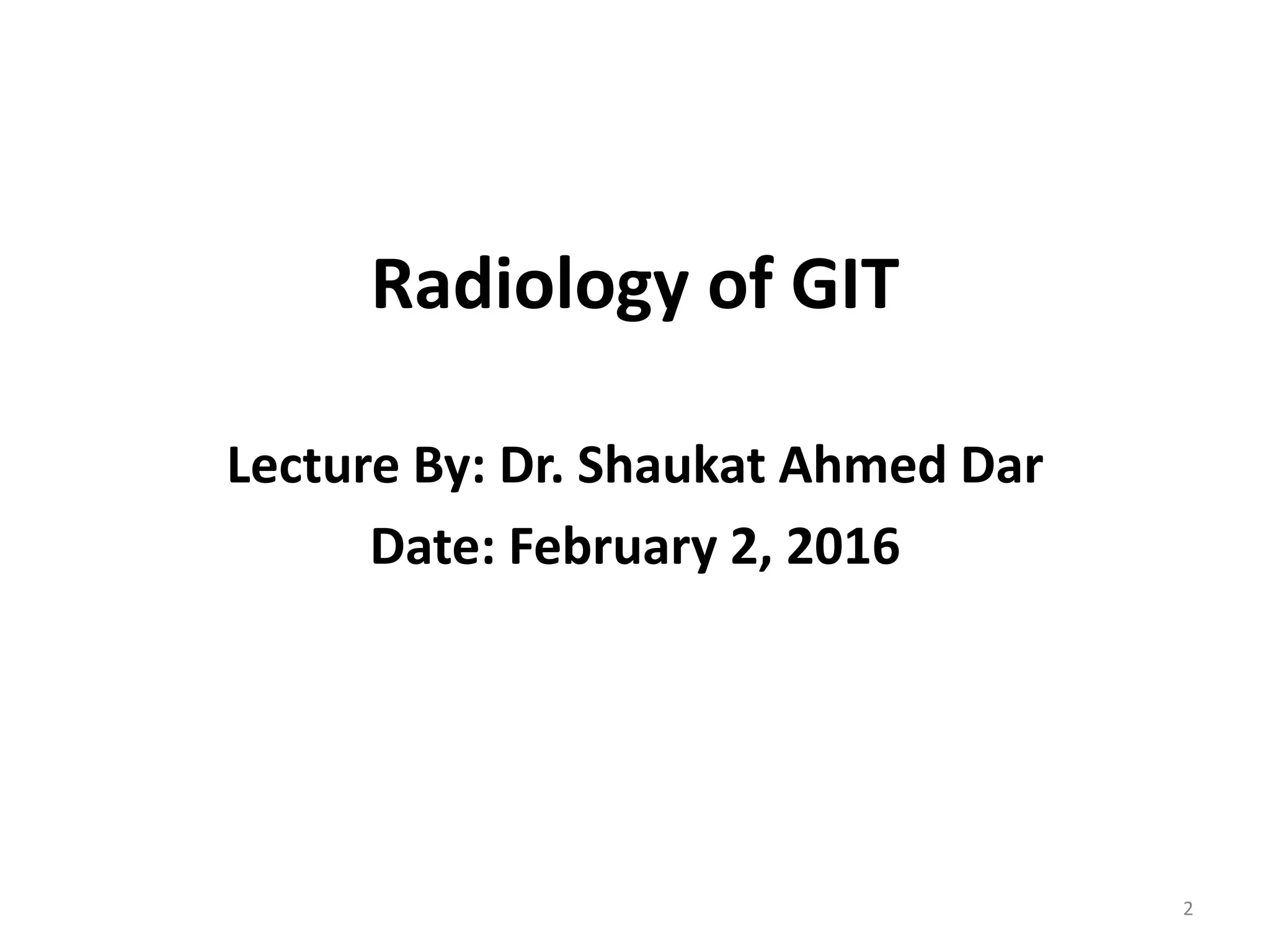 Git radiology | PPTX