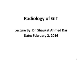 Git radiology | PPTX