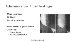 gastrointestinal tract radiology revison notes | PDF