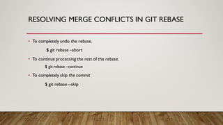 Git rebase | PDF