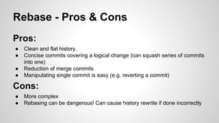 Git Rebase vs Merge | PDF