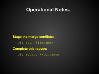 Git rebase howto | PDF | Technology & Computing