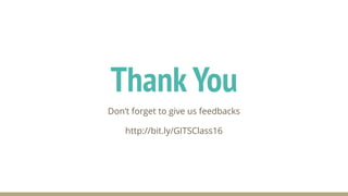 GITS Class #16: CI/CD (Continuous Integration & Continuous Deployment) with GitLab Runner | PDF