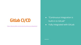 GITS Class #16: CI/CD (Continuous Integration & Continuous Deployment) with GitLab Runner | PDF