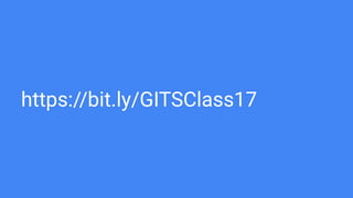 GITS Class #17: Coding Multiple Apps with Flutter | PPT