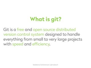 Gibbering about git - managing your source code made easy | PPT