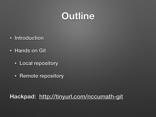 Git Tutorial I | PPT