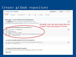 Brief tutorial on Git | PPT