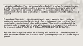 GROUND IMPROVEMENT TECHNIQUES | PPTX