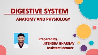 DIGESTIVE SYSTEM ANATOMY AND PHYSIOLOGY SLIDESHARE | PPTX