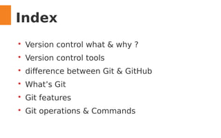 Git & version control crash course | PPT
