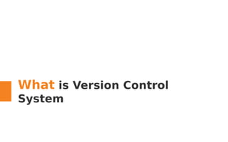 Git & version control crash course | PPT