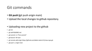 Introduction to git and githhub with practicals.pptx