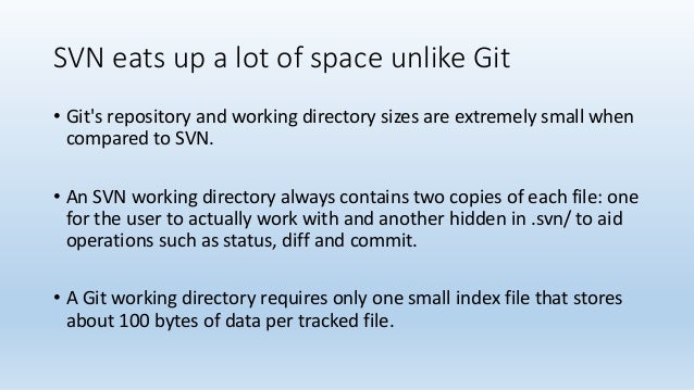 Git vs svn