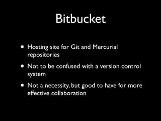 Git with bitbucket | PPT