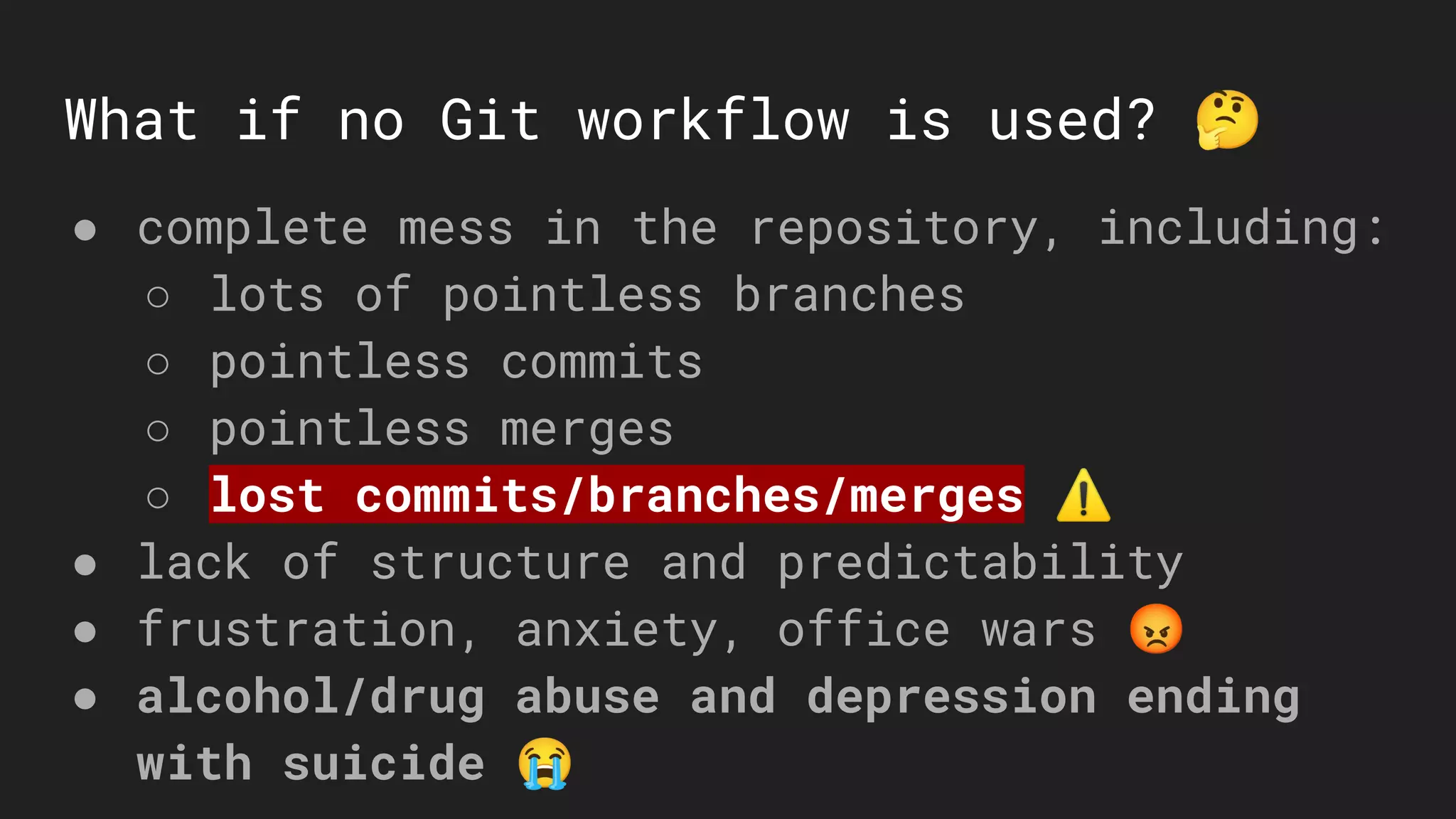 Git workflows