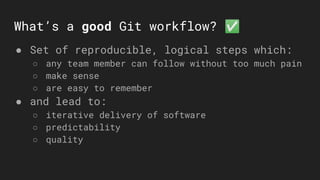 Git workflows | PPT