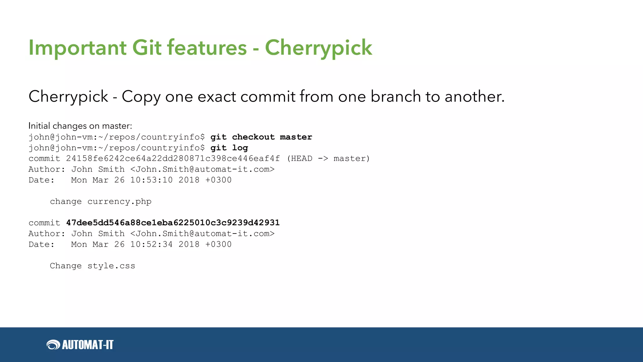 Git Workflows Automat It Pdf Computing Technology And Computing
