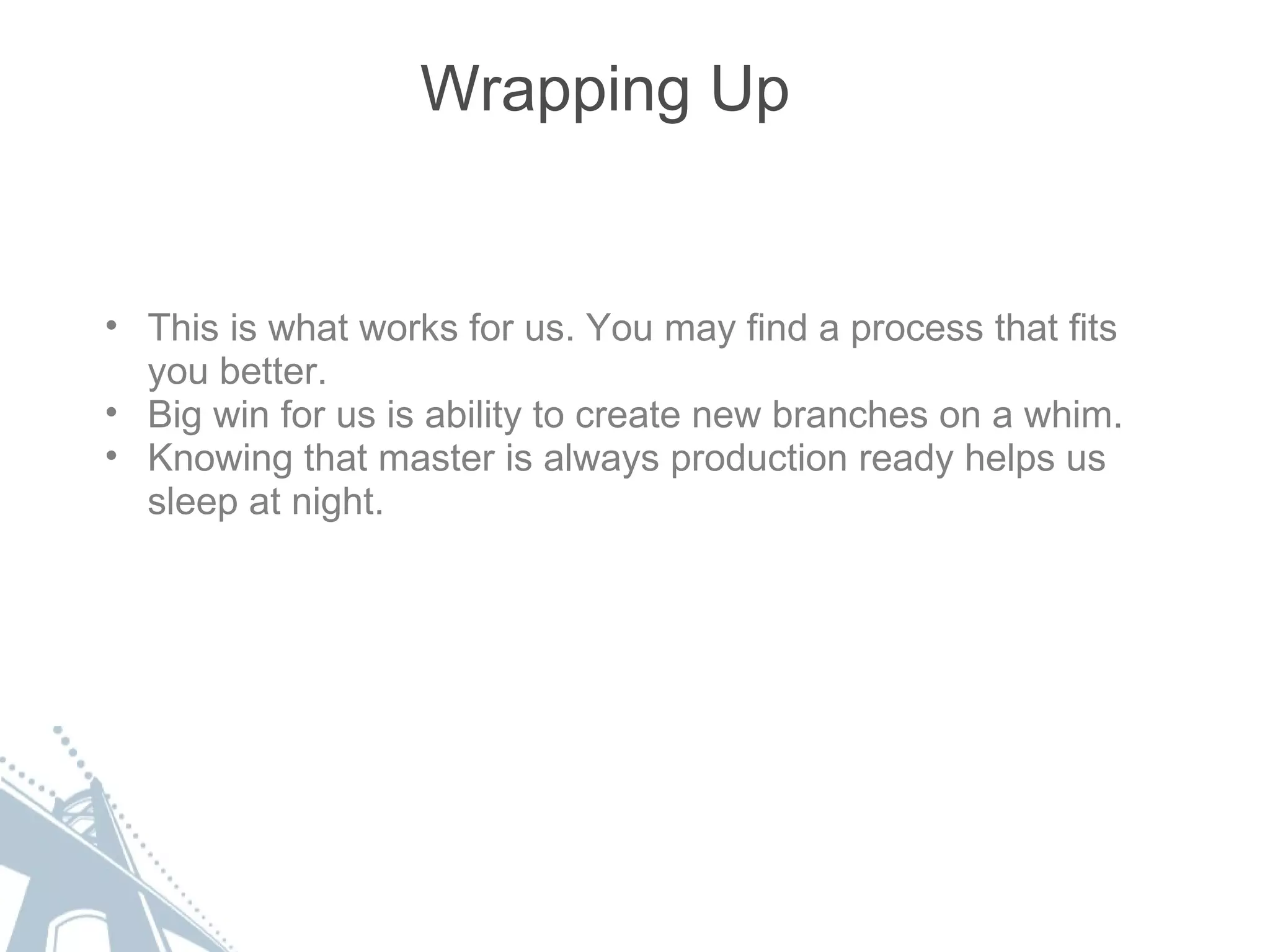 Git Workflows Presentation Ppt Web Development Internet