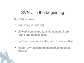 Git workflows presentation | PPT