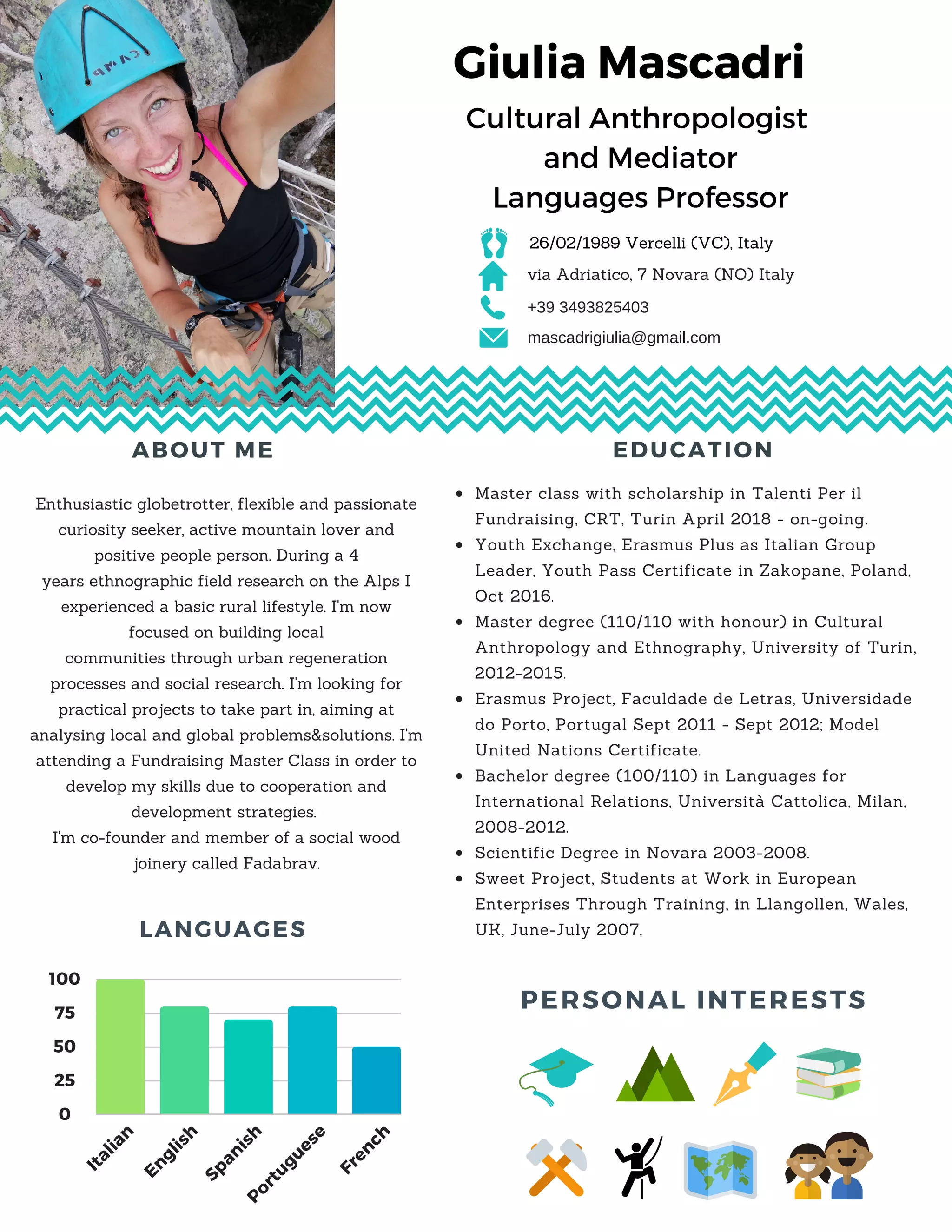 CV Giulia Mascadri | PDF
