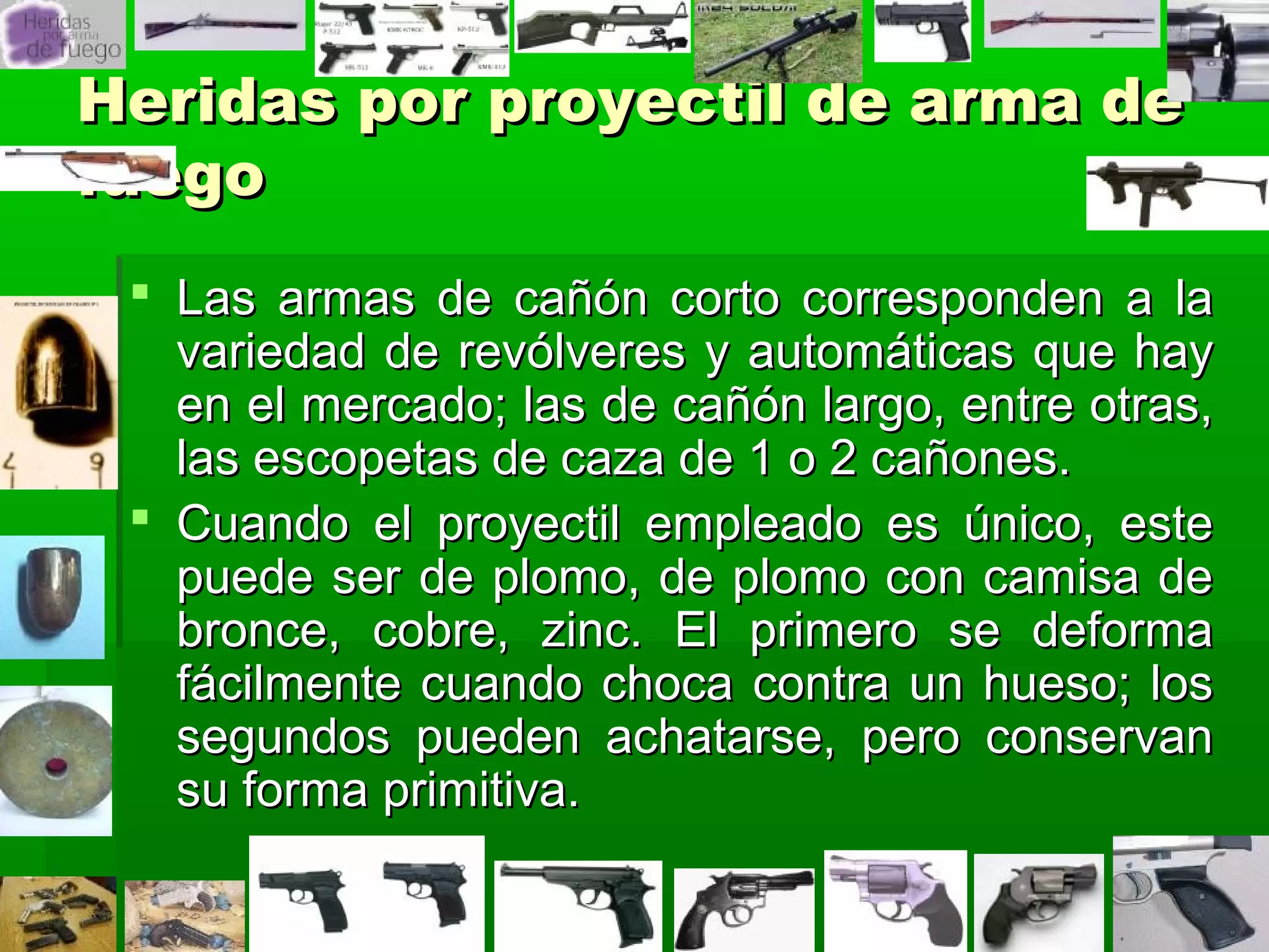 Giuliano bozzo moncada heridas por proyectil de arma de fuego | PPT