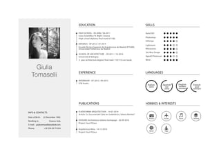 Giulia tomaselli portfolio | PPT
