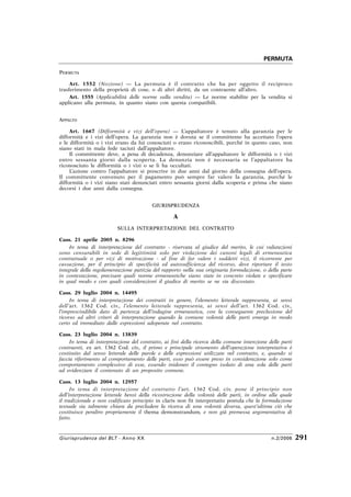 Giurisprudenza permuta | PDF
