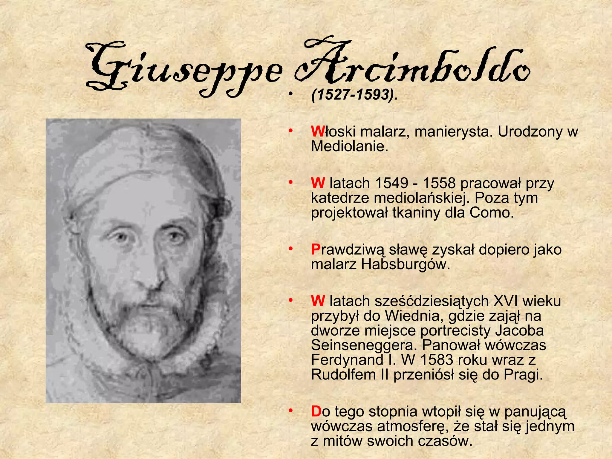 Giuseppe Arcimboldo | PPT