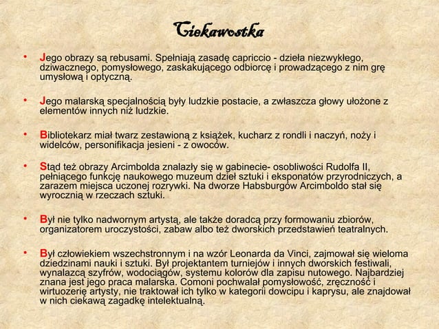 Giuseppe Arcimboldo | PPT