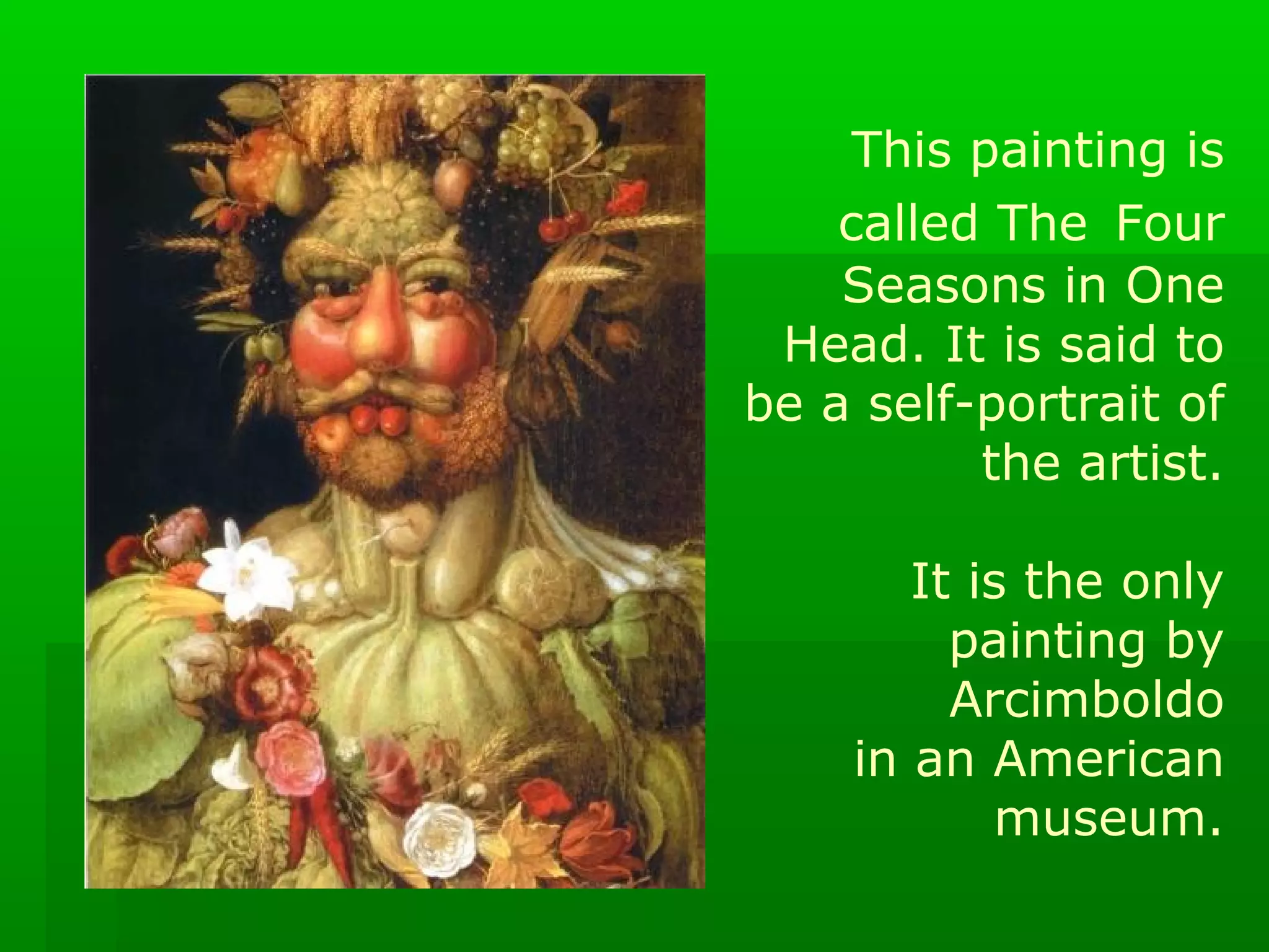 Giuseppe arcimboldo | PPT