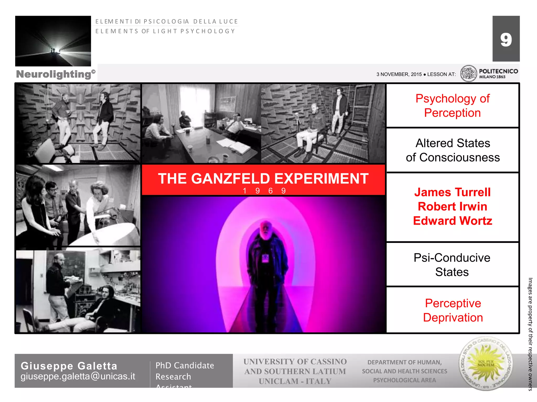 Neurolighting©: Elements of Light Psychology | PPSX