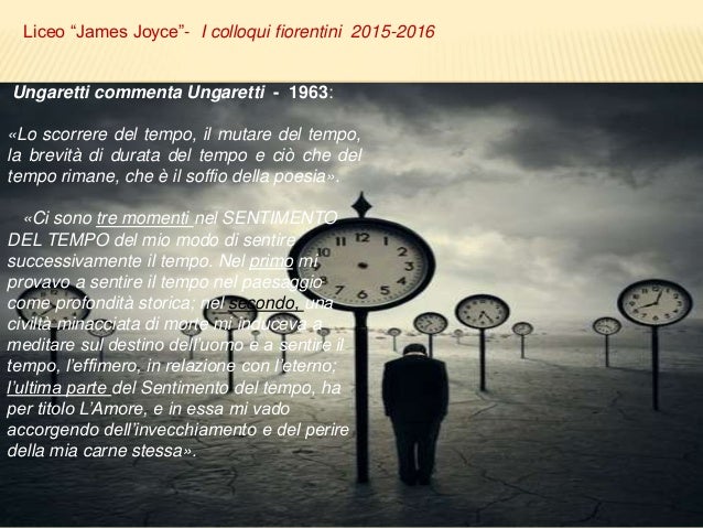 Giuseppe Ungaretti Sentimento Del Tempo