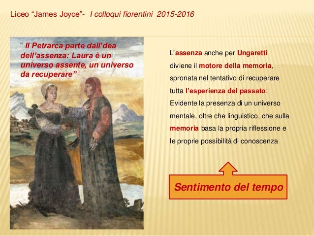 Giuseppe Ungaretti Sentimento Del Tempo