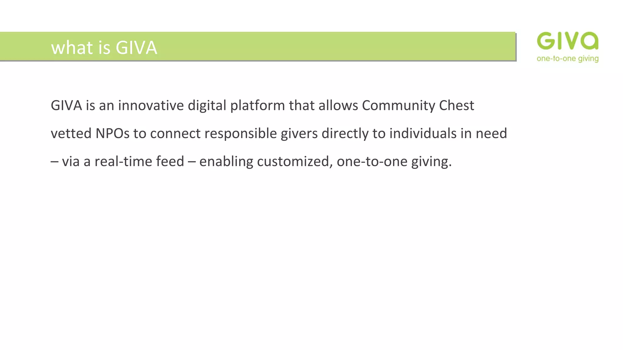 Giva fact sheet 2014 | PPT