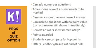 Give a Hoot . . . Ask with Kahoot! | PPT