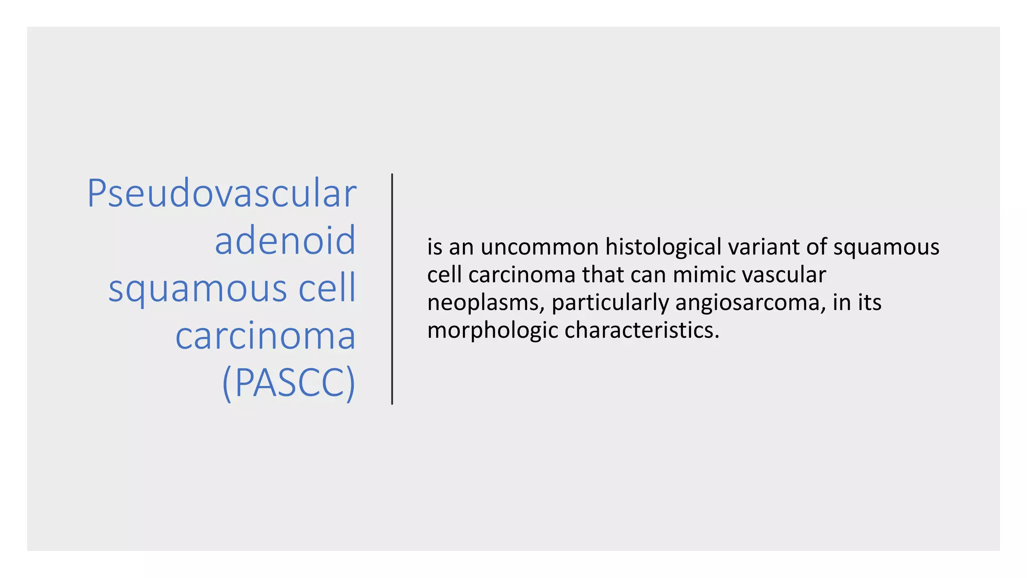 Histopathological variants of squamous cell carcinoma (Doctor Faris ...