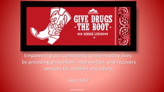 Give Drugs The Boot Pictures | PPTX