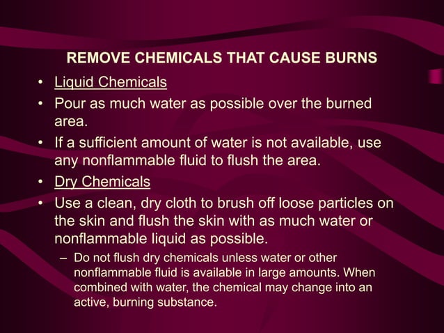 Give First Aid For Burns Patients || Combat Life Saver | PPT