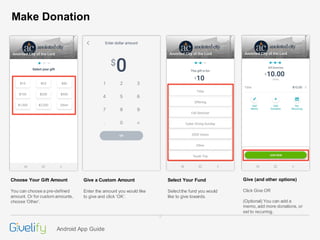 Android Guide for the Givelify Mobile Giving App | PPT